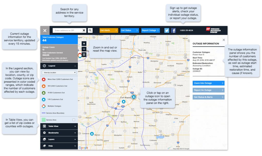 I&M Launches New Power Outage Information Map – Fort Wayne & NE Indiana ...